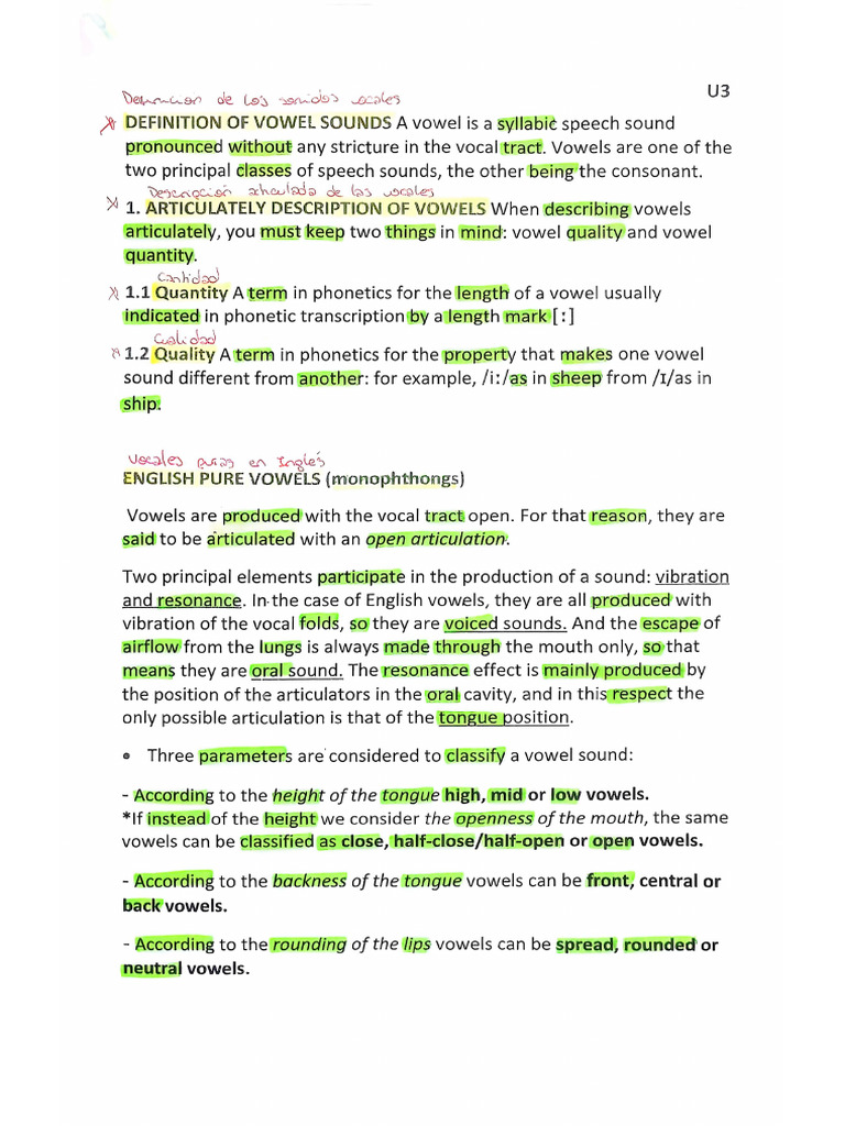 Unit 3 - Phon. and Phon. | PDF