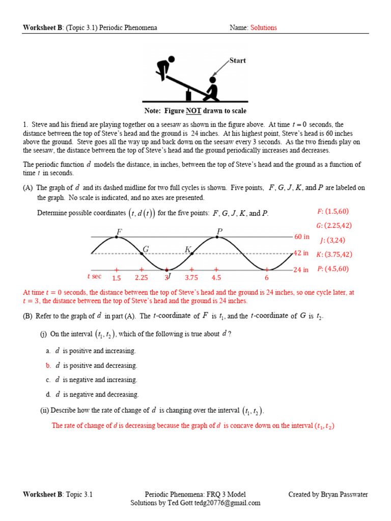 3.1 Worksheet B Key Periodic Phenomena FRQ 3 Model | PDF | Mathematical ...
