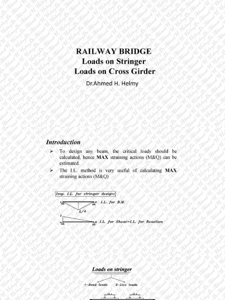 Lecture 4 (Railway Stringer) | PDF