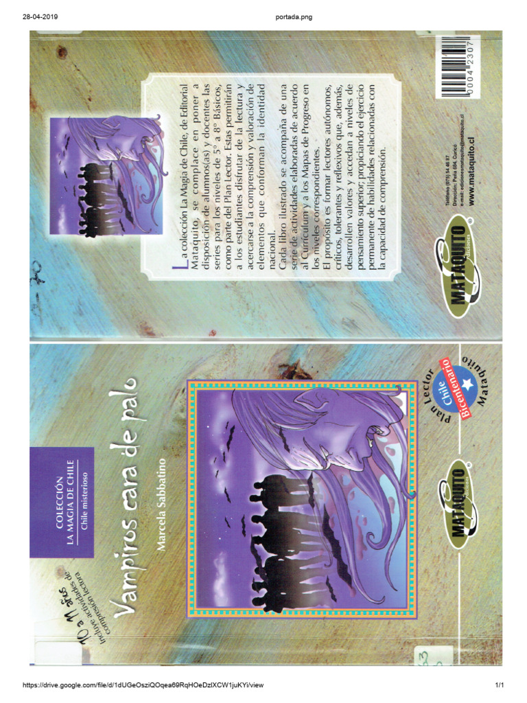 Portada Vampiros Cara de Palo | PDF