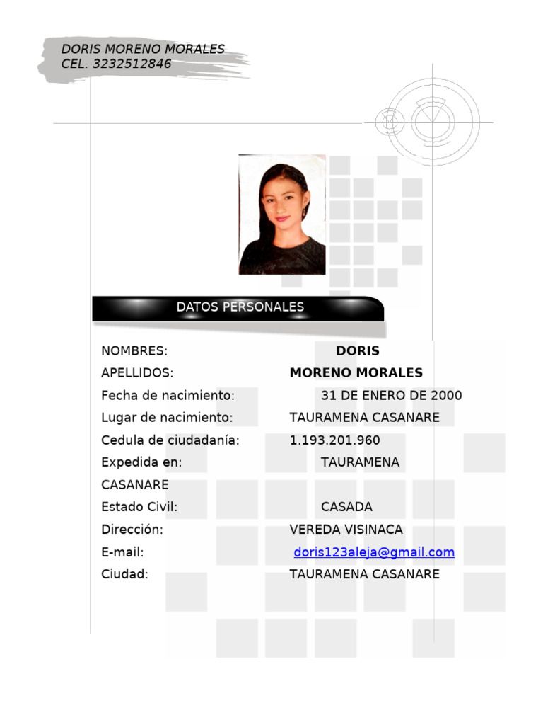 Doris Moreno mORALES 1233 | PDF