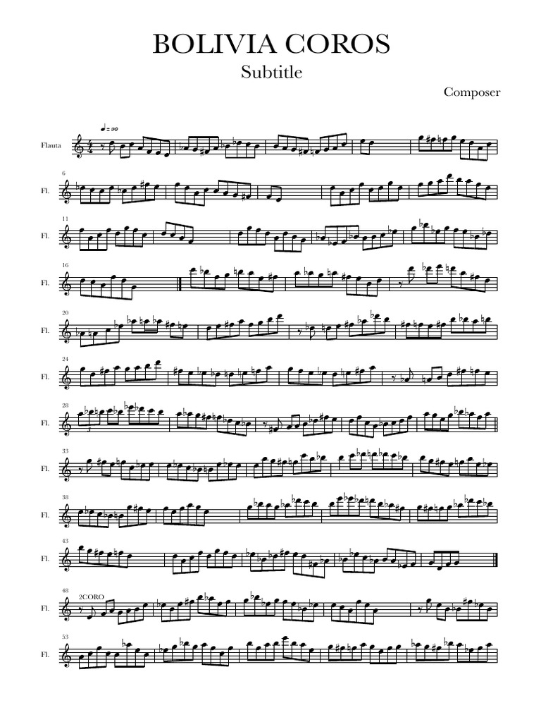 Bolivia Coros | PDF