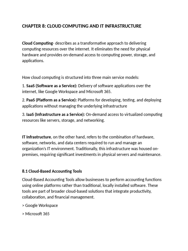 CH8 - Papauran L. Froilan Navilon | PDF | Cloud Computing | Software As ...
