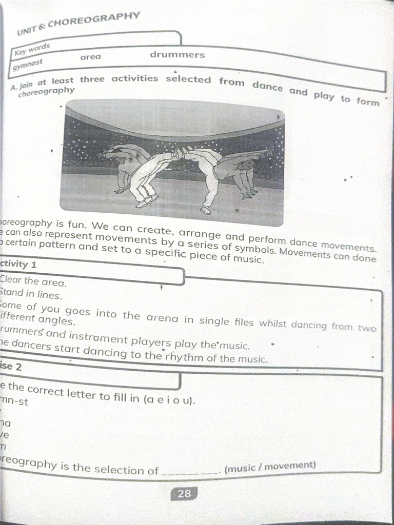 Unit 6: Choreography | PDF