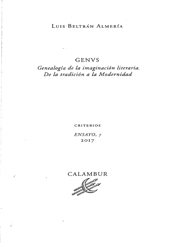 Genvs | PDF | Escritura | Comunicación escrita