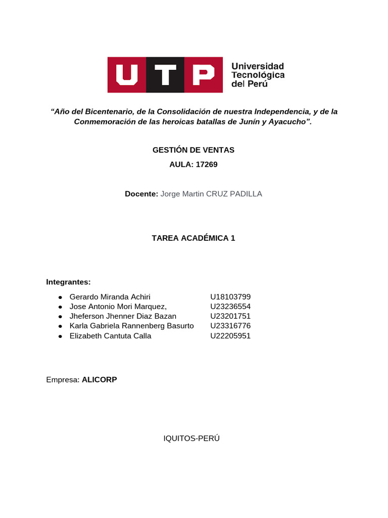 TA1 Gestion de Ventas | PDF | Economias | Business