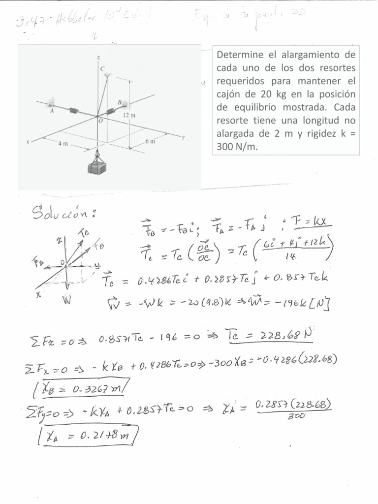 Ejerc.3 Equil Part 3D | PDF