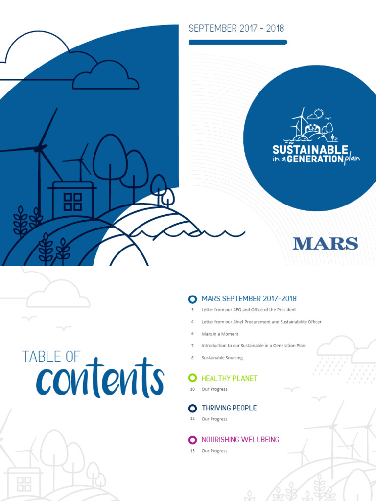Mars Sustainability Report - English | PDF | Sustainability | Cocoa Bean