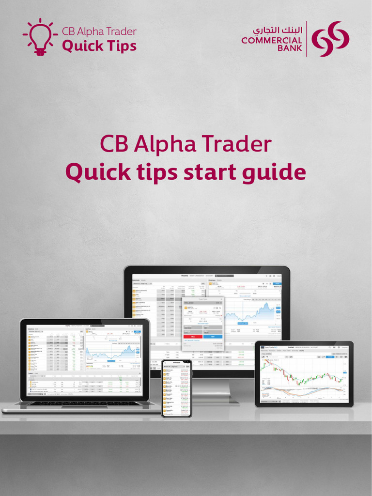 CB Alpha Trader-Quick Tips Start Guide-English | PDF | Order (Exchange ...