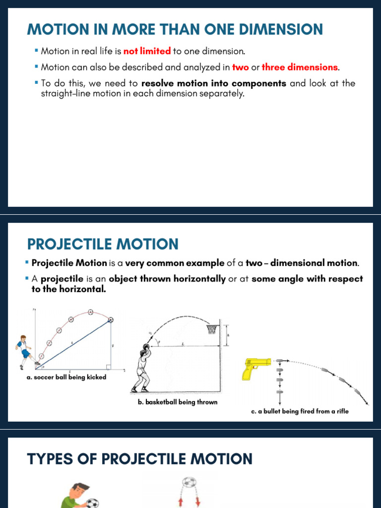 Projectile Motion | PDF
