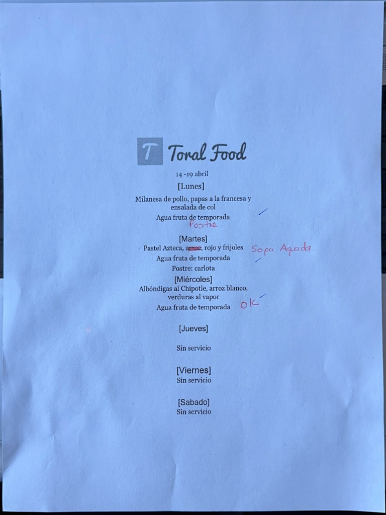 Toral Food | PDF