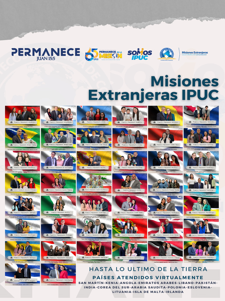 Afiche Oficial Misiones Extranjeras IPUC-2024 | PDF