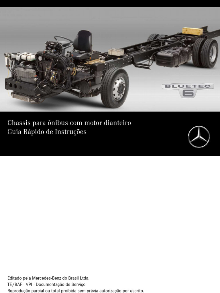 Chassis para Ônibus Com Motor Dianteiro Guia Rápido de Instruções | PDF ...