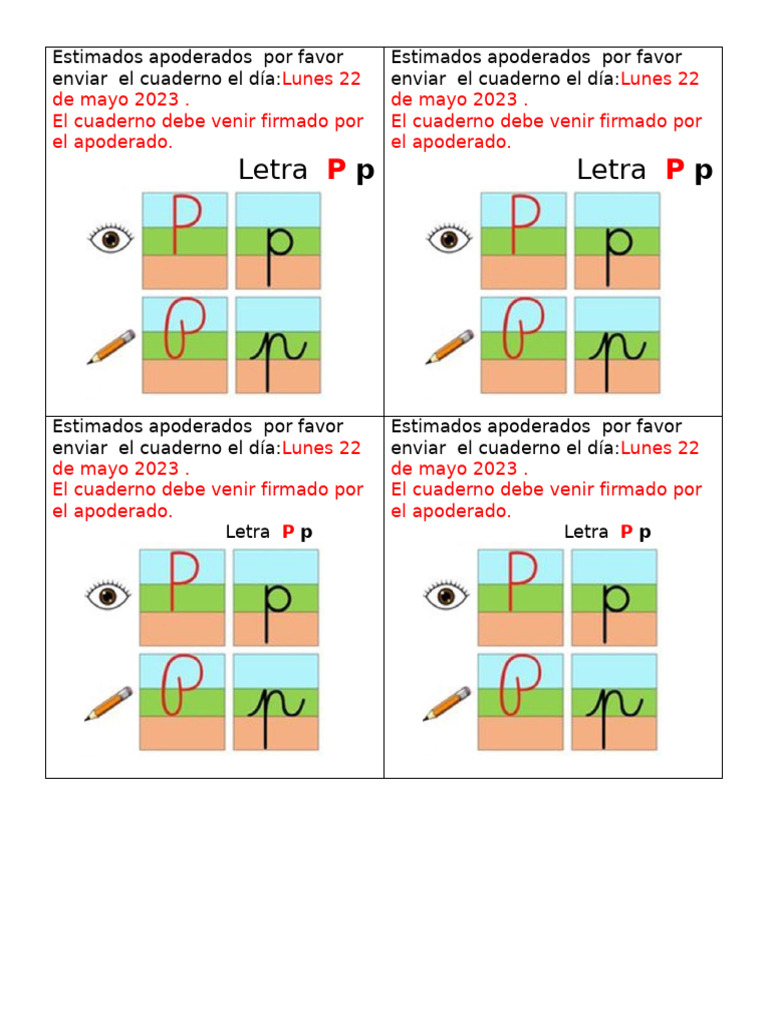 4 Formas de La P | PDF