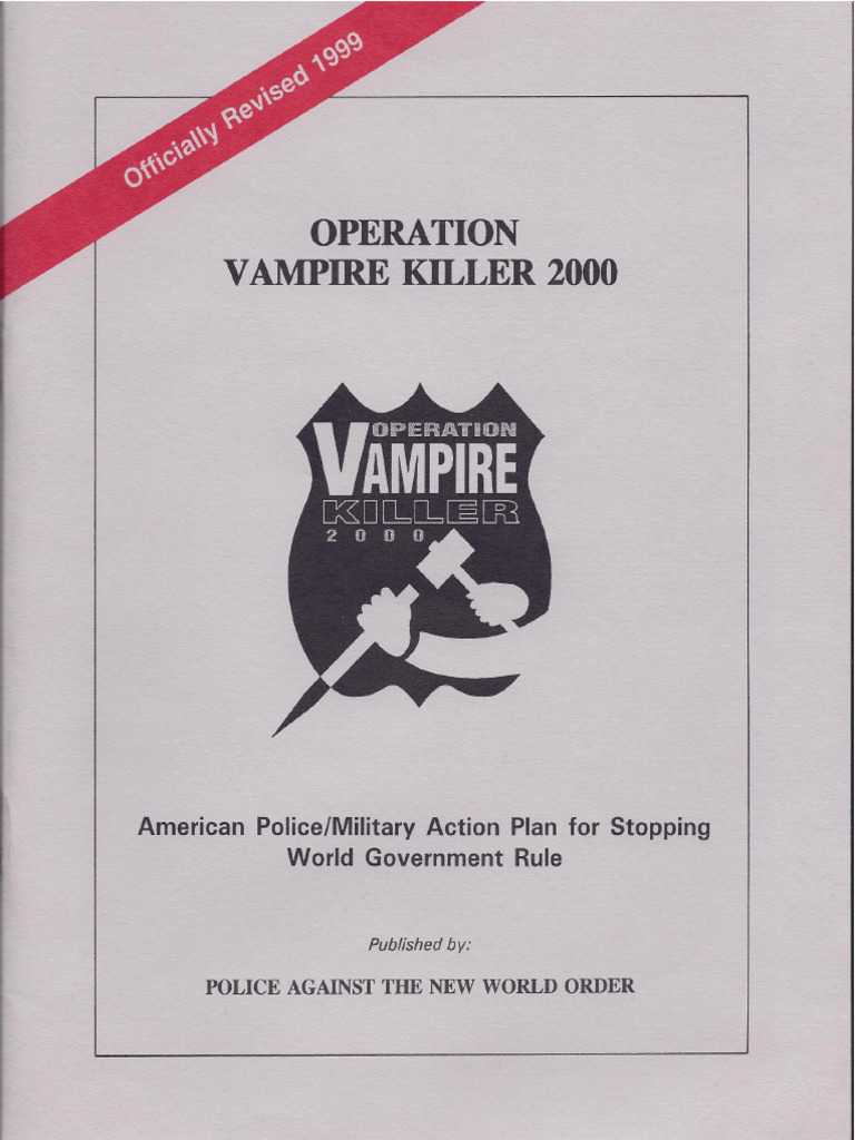 Operation Vampire Killer 2000 | PDF