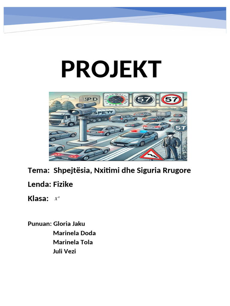 Shpejtesia rrugore | PDF