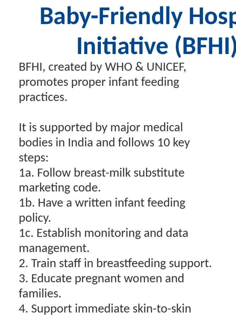 BFHI Poster Single Slide | PDF