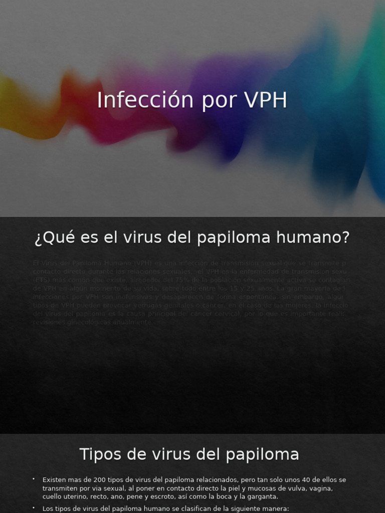 Infección por VPH: Síntomas y Prevención | PDF | Cáncer de cuello ...