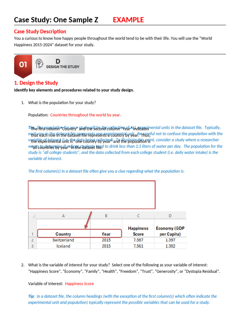 W02 Case Study-Dashboard-math124 - Doc - EXAMPLE Jennifer Work | PDF ...