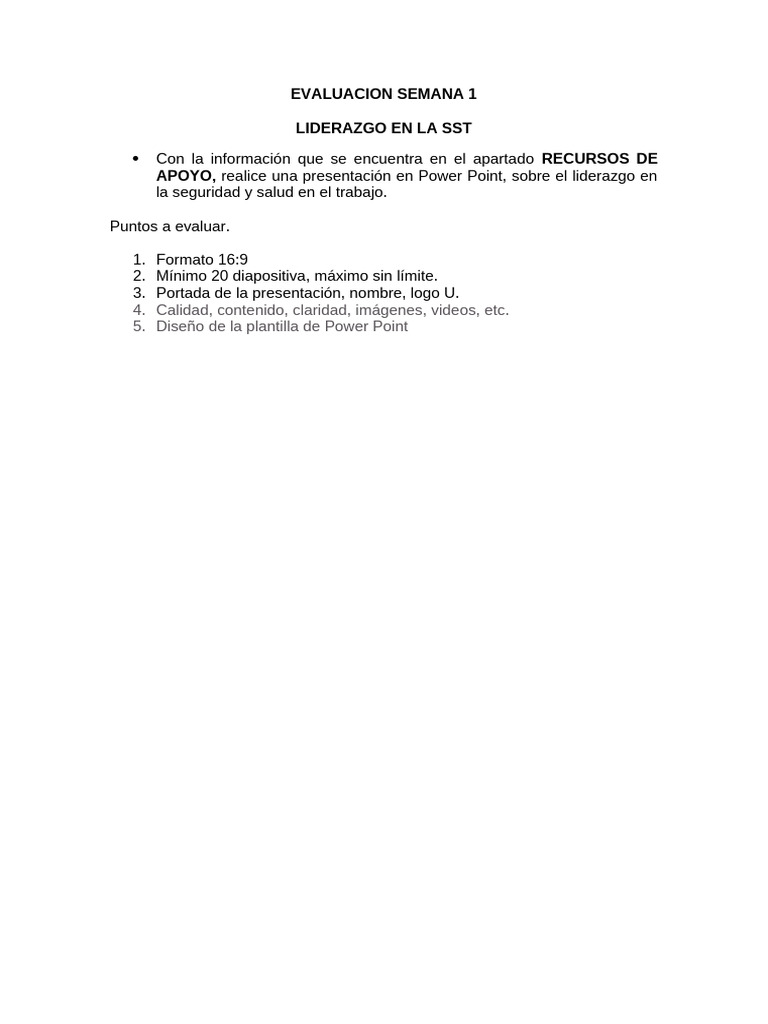 1 Liderazgo en SST Sem1 | PDF