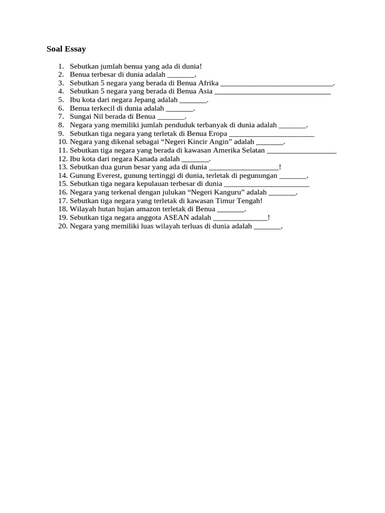 PH Kelas 6 Kumer Bab 3 IPAS Benua | PDF