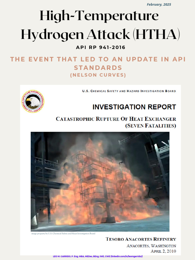 _4-HTHA - High Temperature Hydrogen Attack - Anacortes | PDF | Oil ...