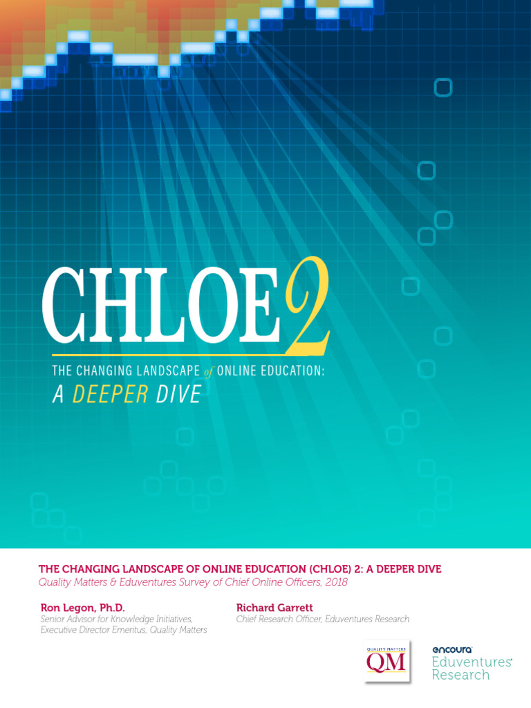 2018 QM Eduventures CHLOE 2 Report | PDF | Educational Technology | Sampling (Statistics)