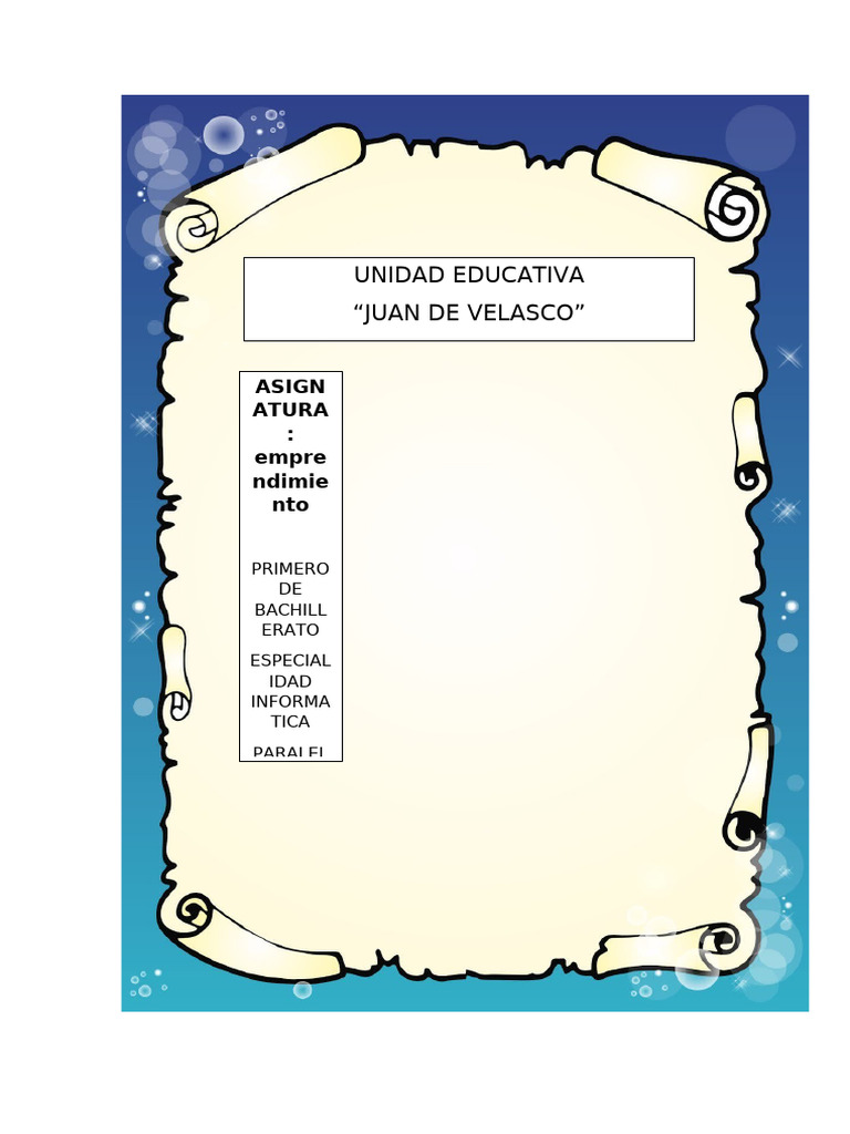 Caratula Sebas J | PDF