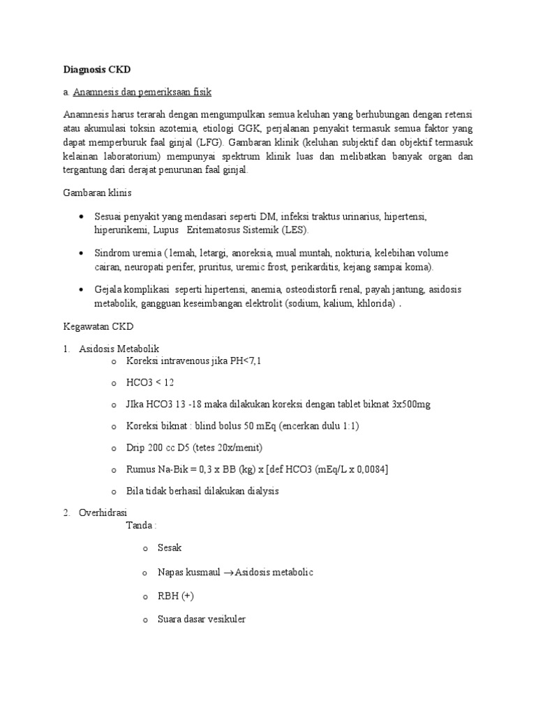 Diagnosis CKD | PDF