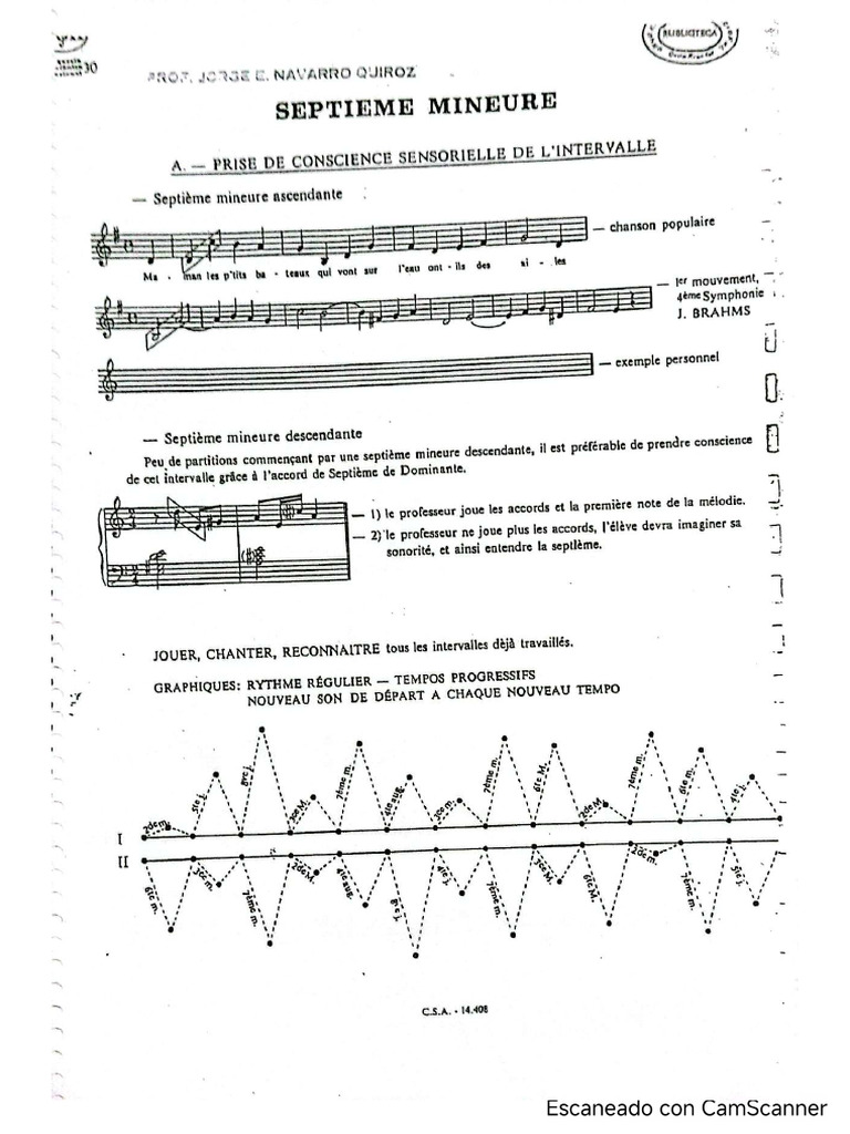 Intervalos con séptima | PDF