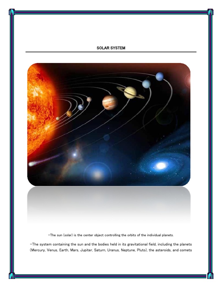 Solar System | PDF | Planets | Corona