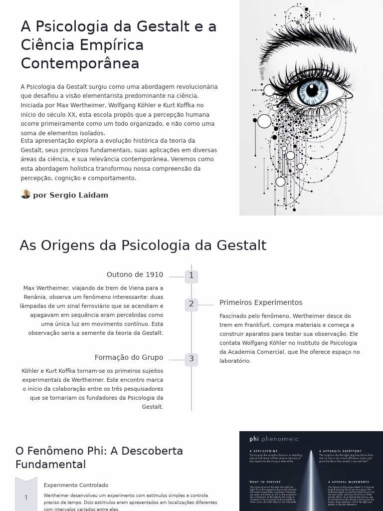 A Psicologia Da Gestalt e A Ciência Empírica Contemporânea | PDF ...