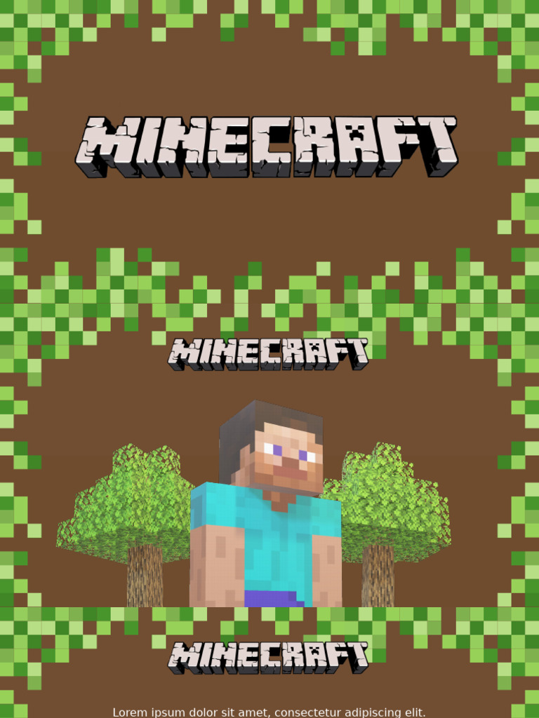 Minecraft PowerPoint Template | PDF