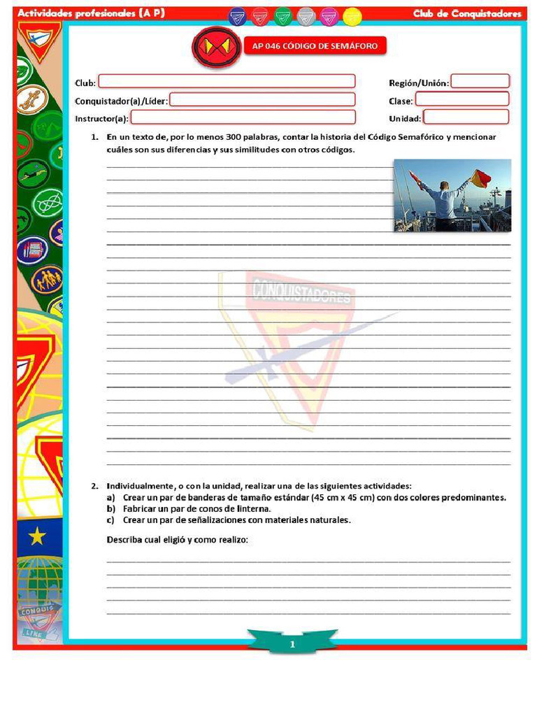 Ap 046 Codigo de Semáforo | PDF