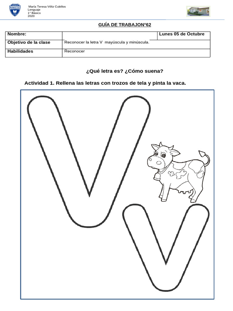 Letra V (11° Entrega) | PDF | Escritura | Comunicación escrita