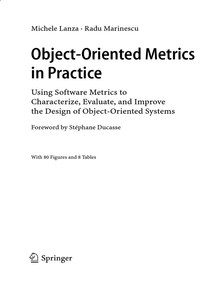 Object Oriented Metrics In Practice Pdf Performance Indicator Software Engineering