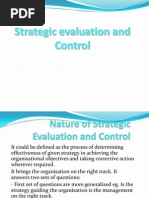 Strategy Evaluation and Control | PDF | Strategic Management | Swot ...