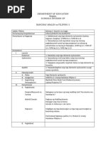 FILIPINO DETAILED LESSON PLAN 4AS Latest | PDF