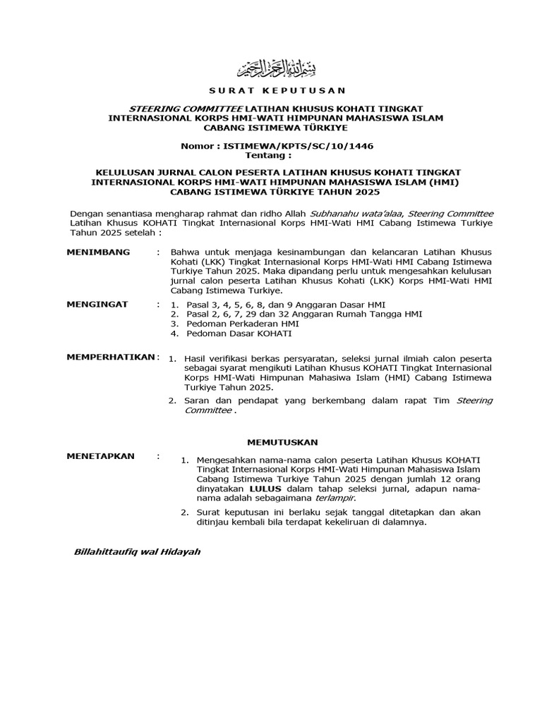 Project Proposal LK2-LKK Hmi CBG PDG 2025 (New) Fix | PDF