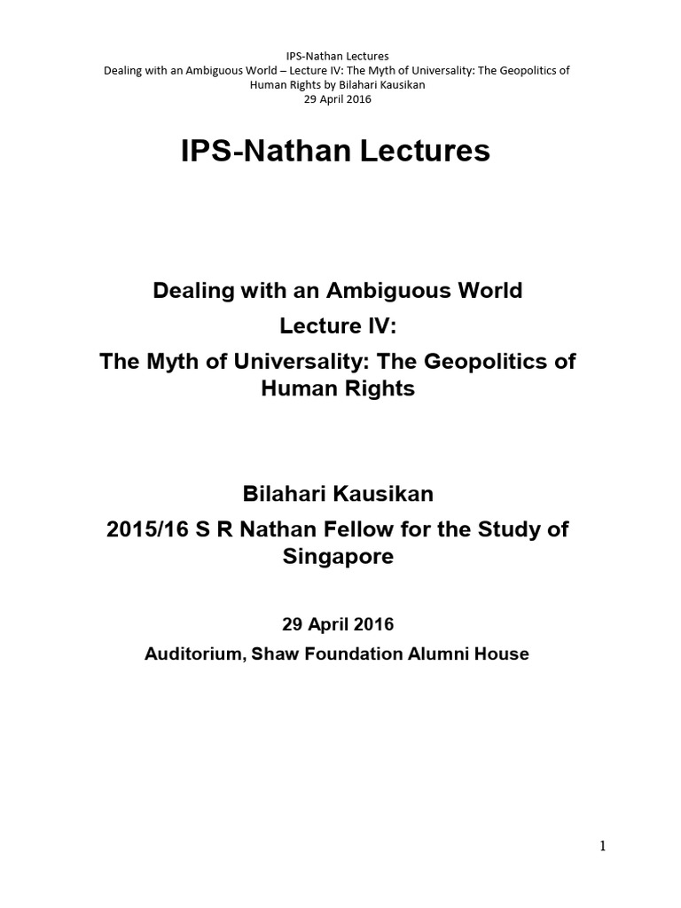 Geopolitics of Human Rights Explained | PDF | Cold War | Refugee