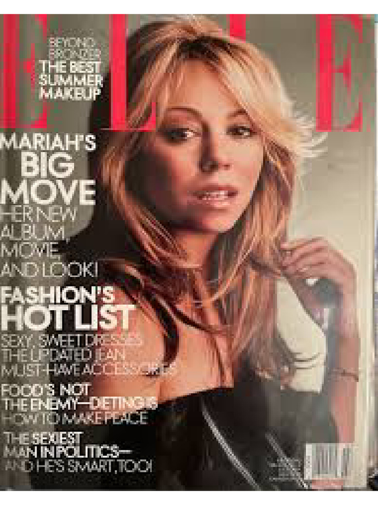 Mariah Carey - ELLE Magazine | PDF