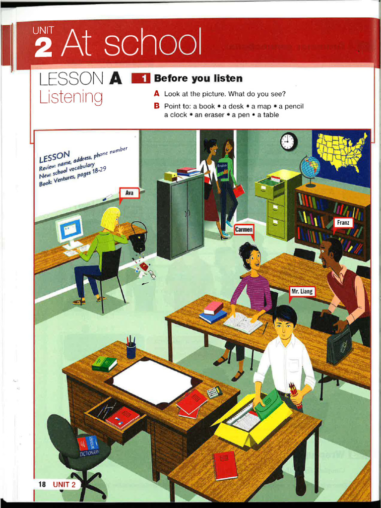 At School - Handout | PDF