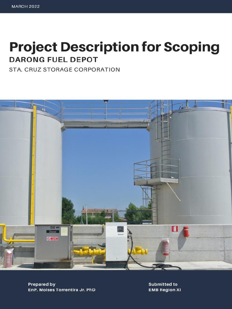 Darong Fuel Depot Project Overview | PDF | Waste | Waste Management