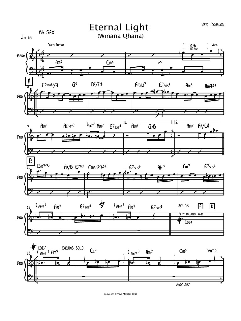 Eternal Light - BB - Full Score | PDF