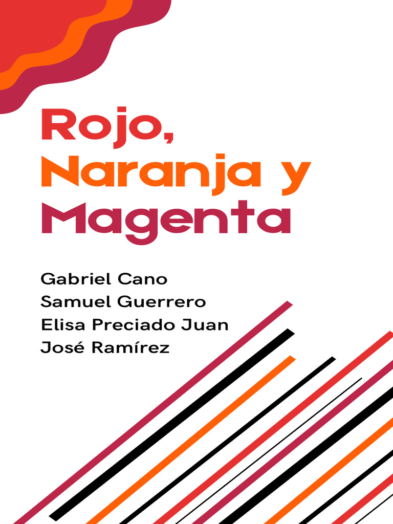 Magenta, Rojo y Naranja | PDF | Rojo | Color