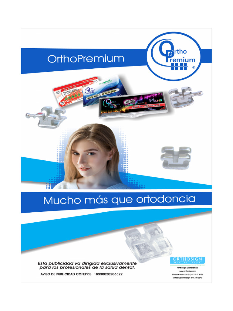 Folleto Orthopremium Orthosing | PDF