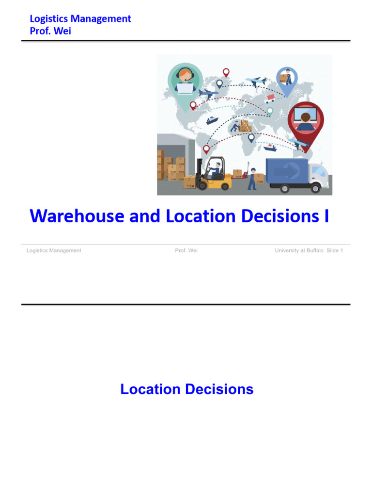 Warehouse and Location I | PDF | Logistics | Linear Programming