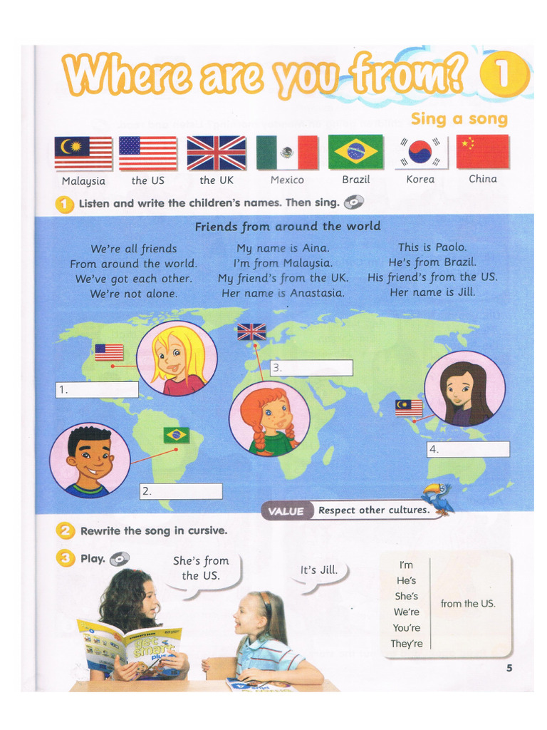 Modul 1 English Year 4 TB | PDF