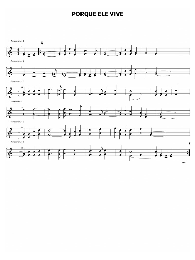 Porque Ele Vive 20250108 074201 | PDF