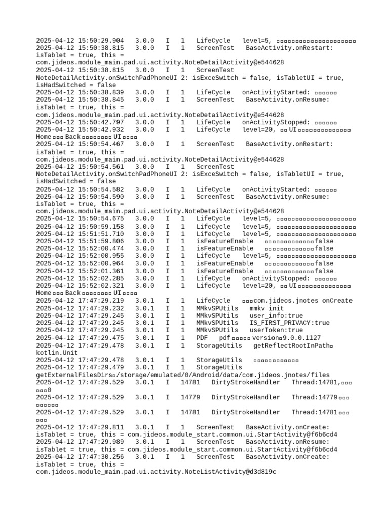 Note App Lifecycle and Memory Usage | PDF | Embedded Linux Distributions